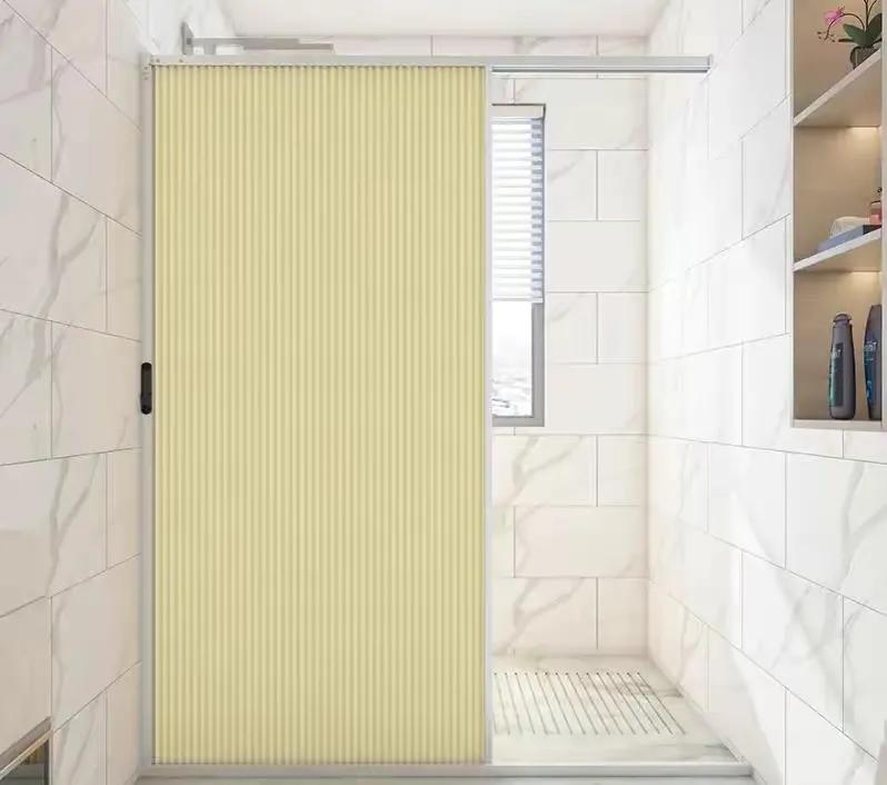 Shower curtains are out of date!The new "invisible curtain" is neat ...