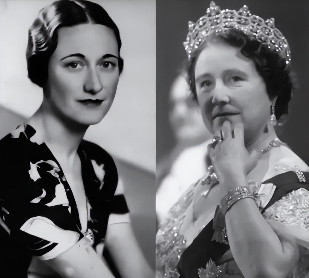 Royal foes, Queen Elizabeth and Mrs Simpson - iMedia