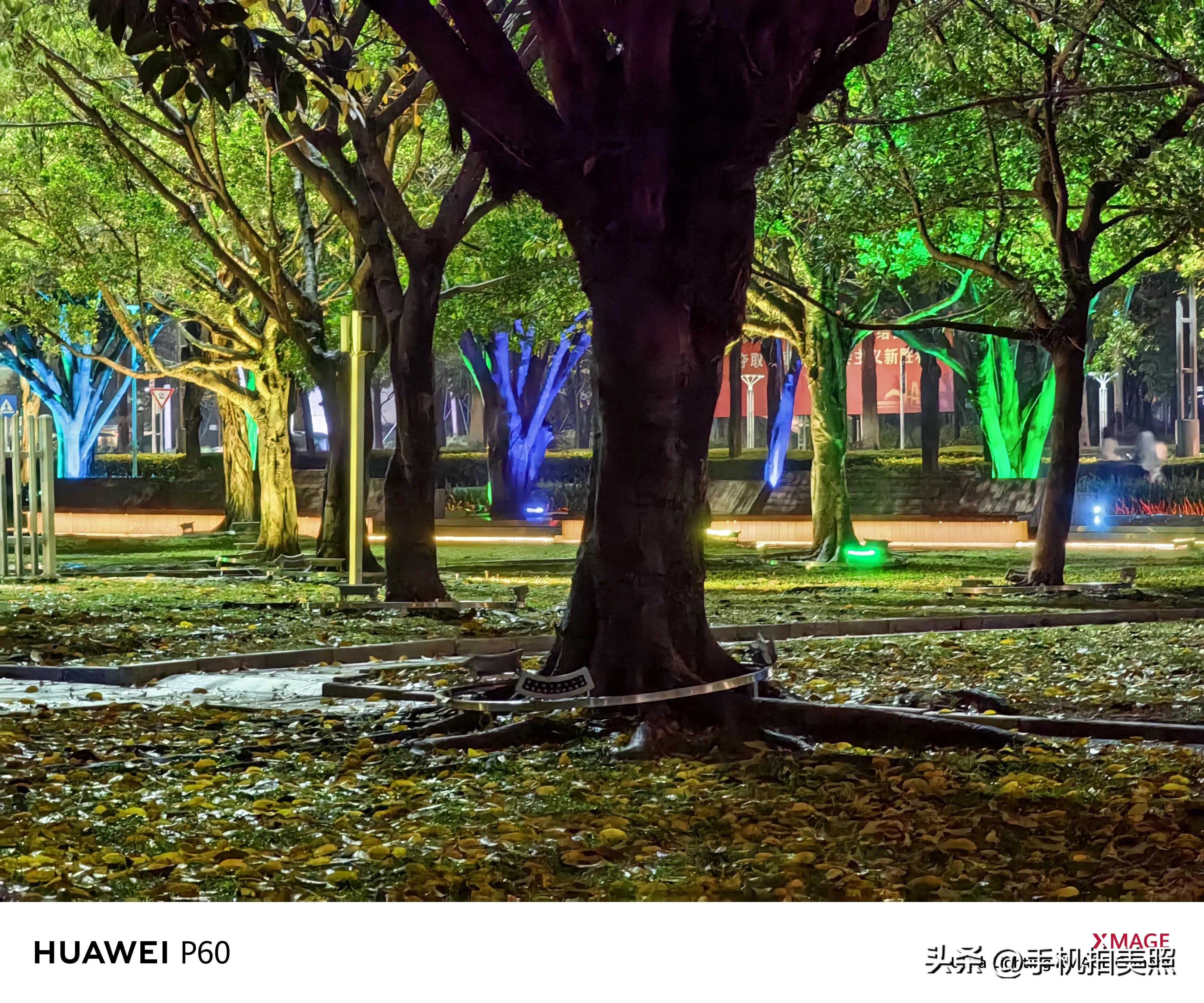 Huawei P60 night scene measured enough "show" - iMedia