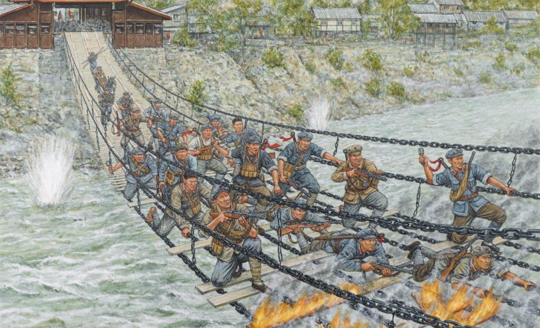 Before taking the Luding Bridge, Liu Wenhui made a decision, in fact ...