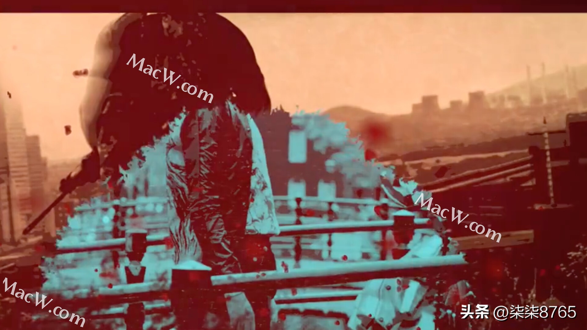 FCPX plug-in light effect smoke flame ink graphics glitch parallax ...