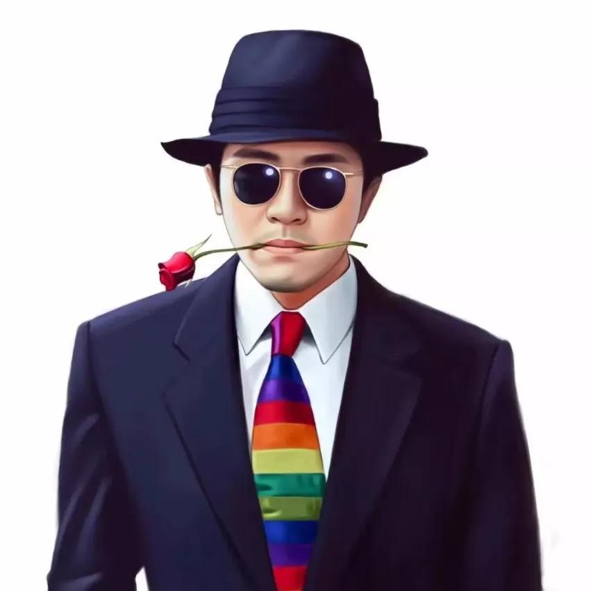 Change your avatar, the realistic avatar of a hand-painted star is ...
