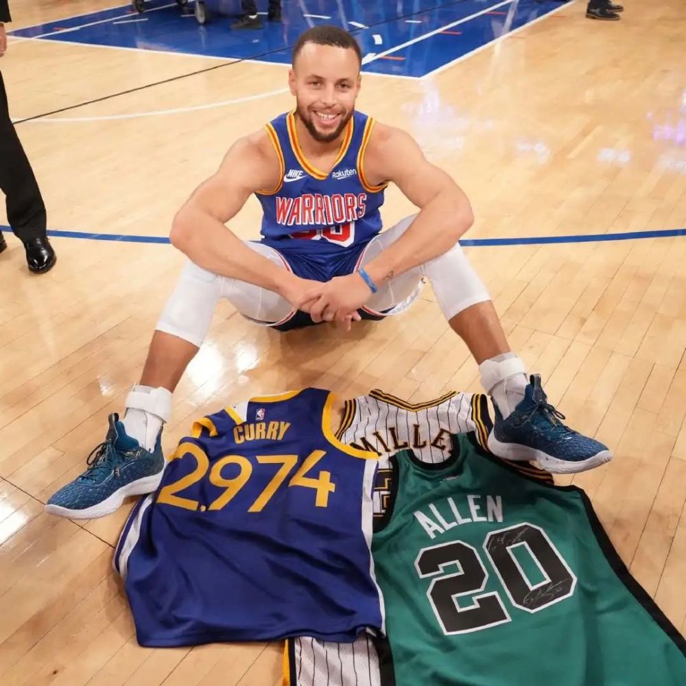 Lost 534 three-pointers in a row! Curry is still able to beat Ray Allen ...