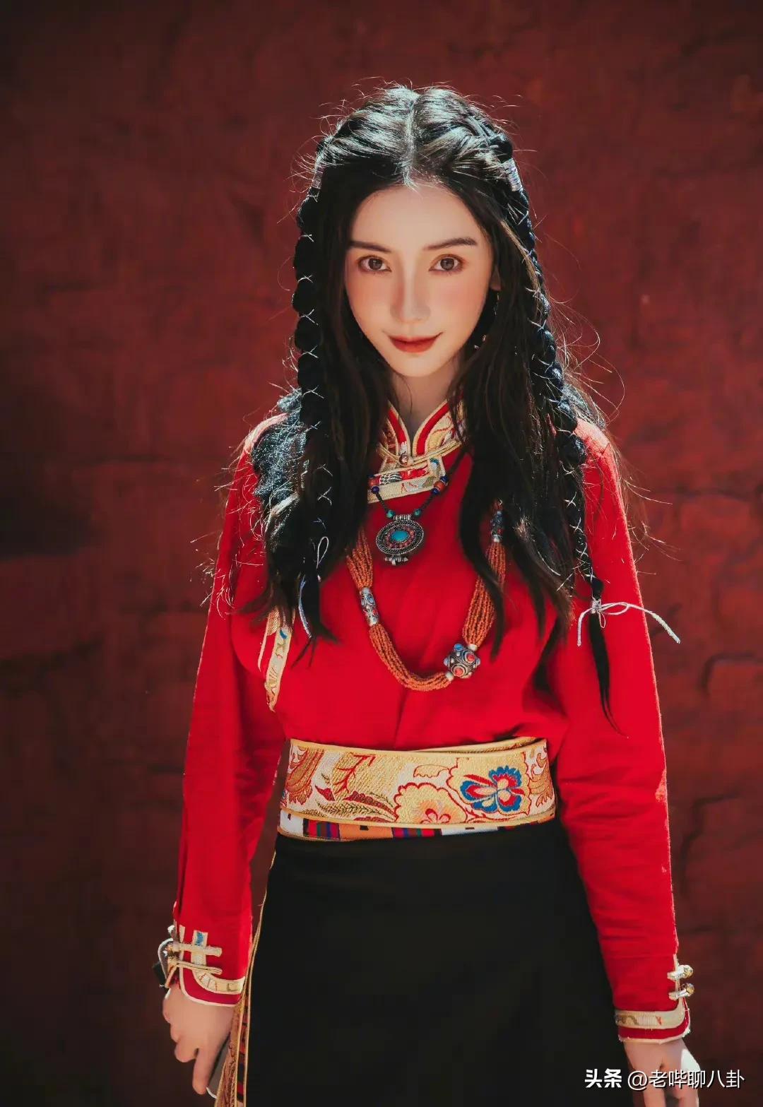 Angelababy Yang Ying's ethnic style clothing, beautiful pictures to ...