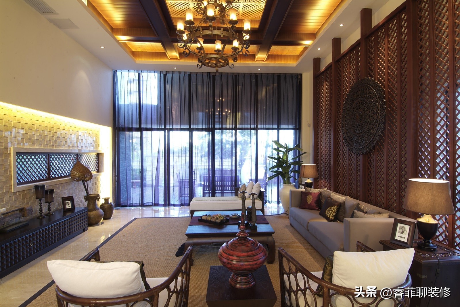 New Chinese style home decoration can be appreciated, pondered, and ...