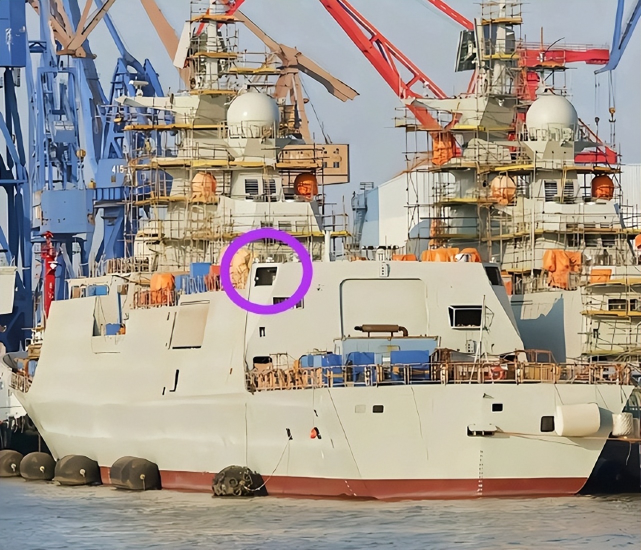 Phased array radar cabbage! The improved 054A is equipped with a 4-sided array, and the combat ...