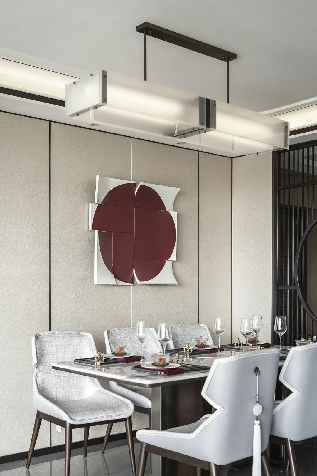 Huangshi new Chinese style decoration case, the beauty of fashion and ...