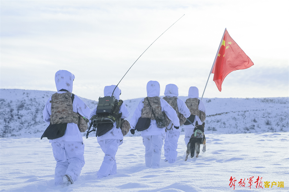 Brave the wind and snow!Border guards on snow patrol - iNEWS