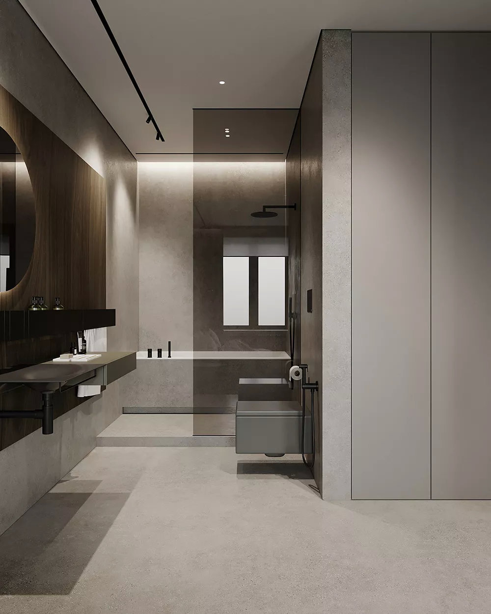 High-end color residential design, this decoration is too elegant ...