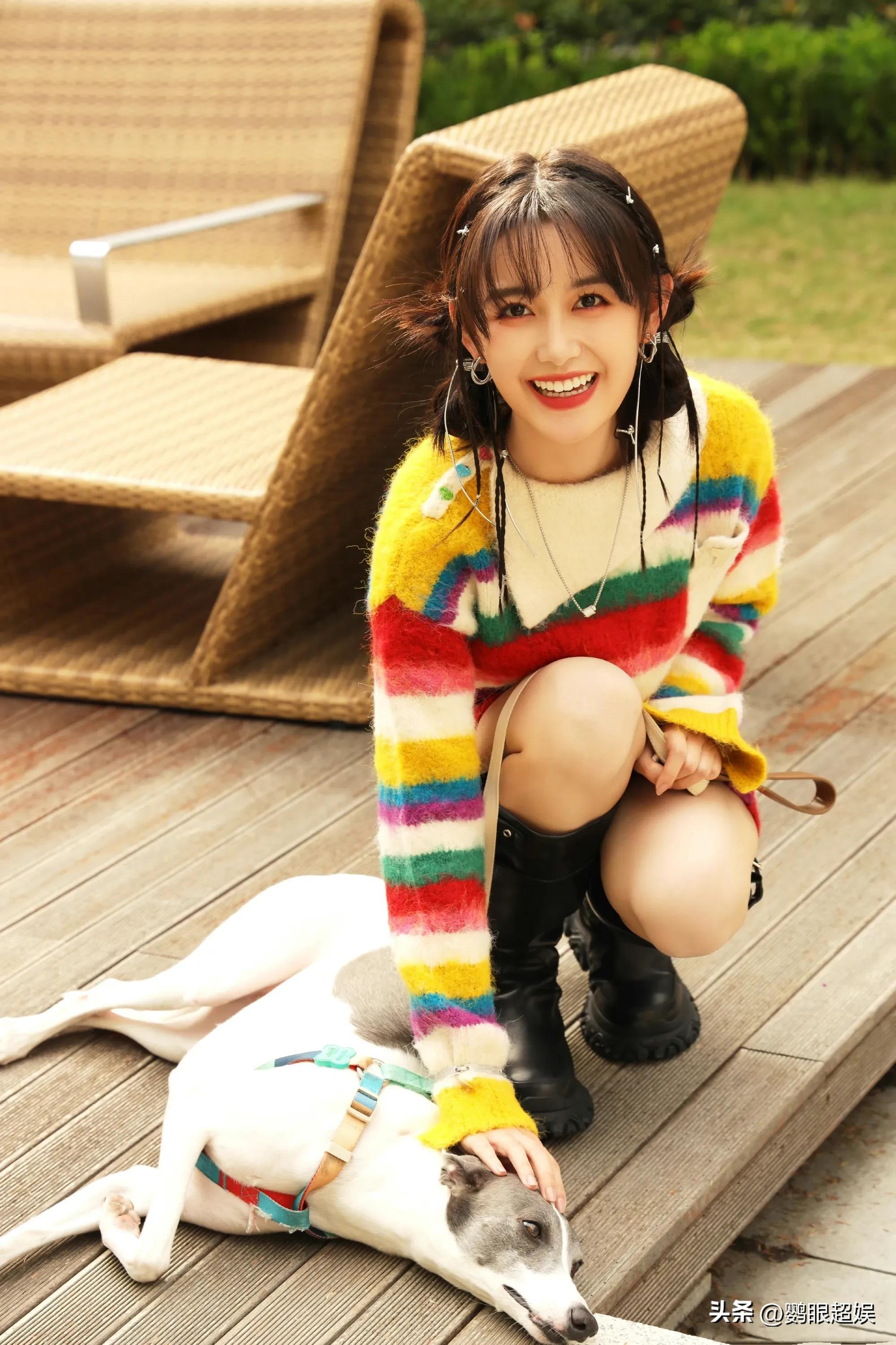 Jiang Yiyi's latest photo of a millennial girl, this is the sweet girl ...