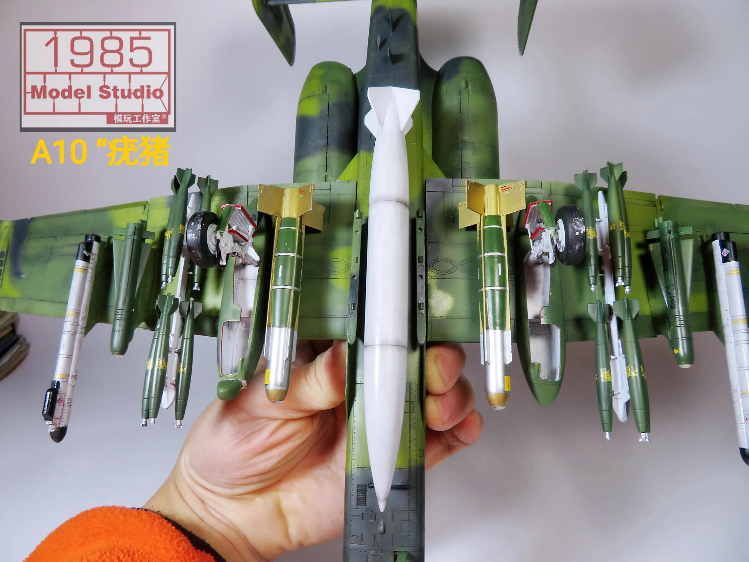 Models and real objects ~ American A10 warthog attack aircraft, it is ...