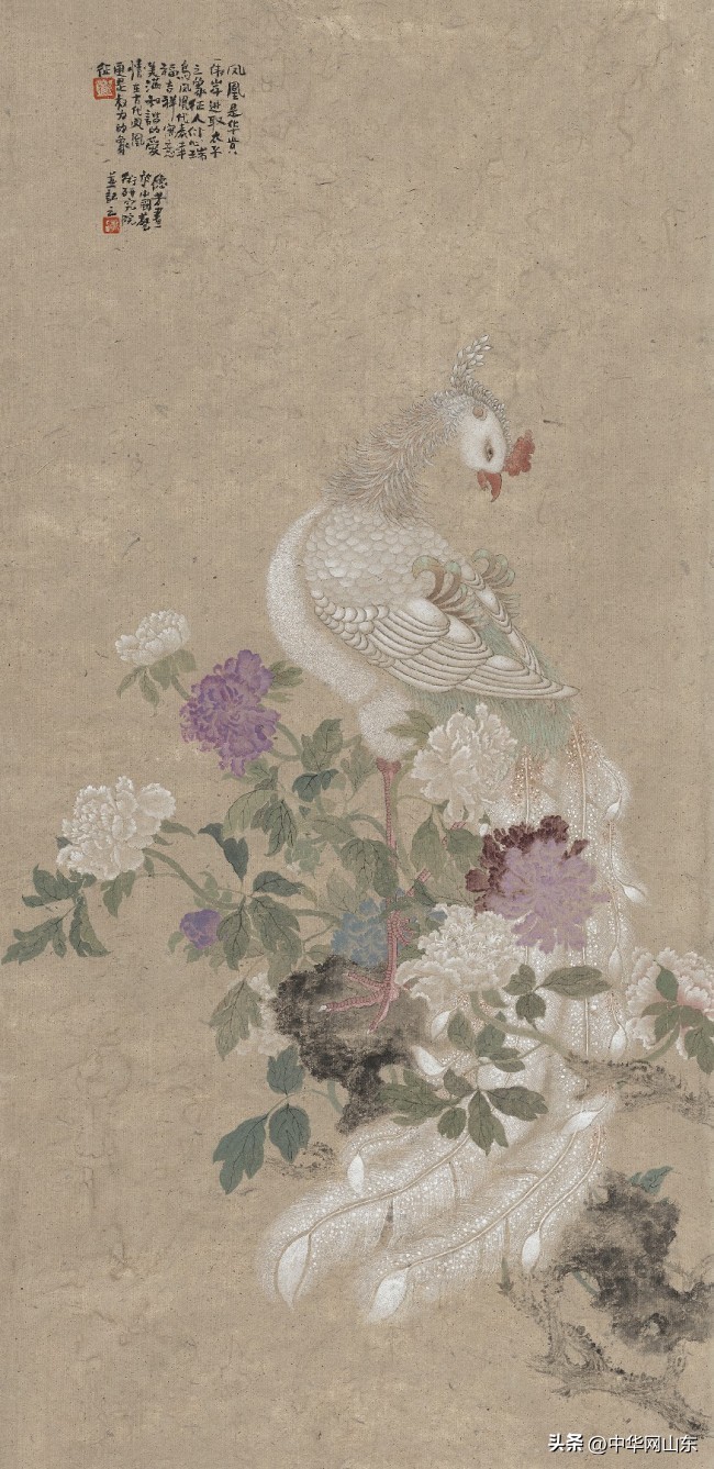 Famous painter Wang Defang: The phoenix is a symbol of good luck, well ...