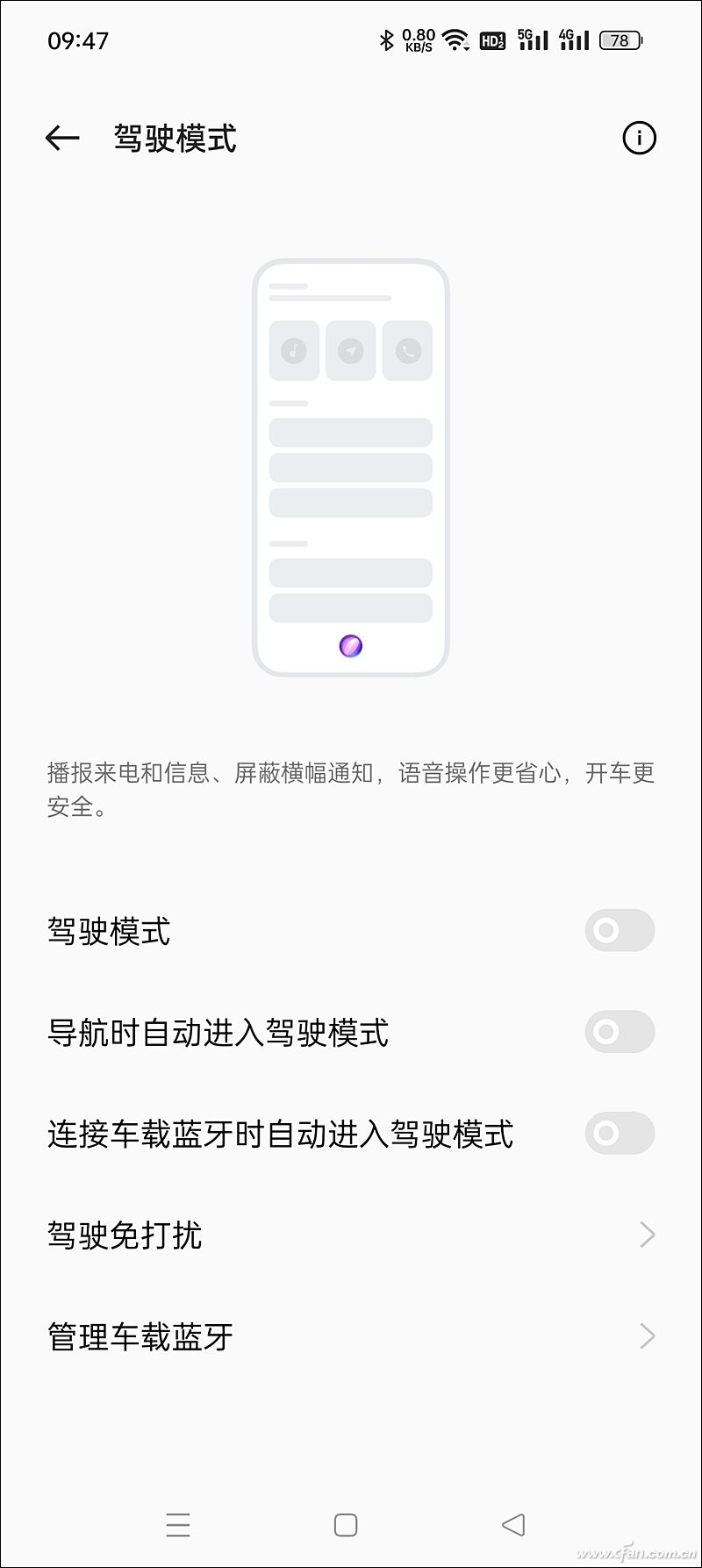 How to ensure safe driving?Android phone driving mode - iMedia