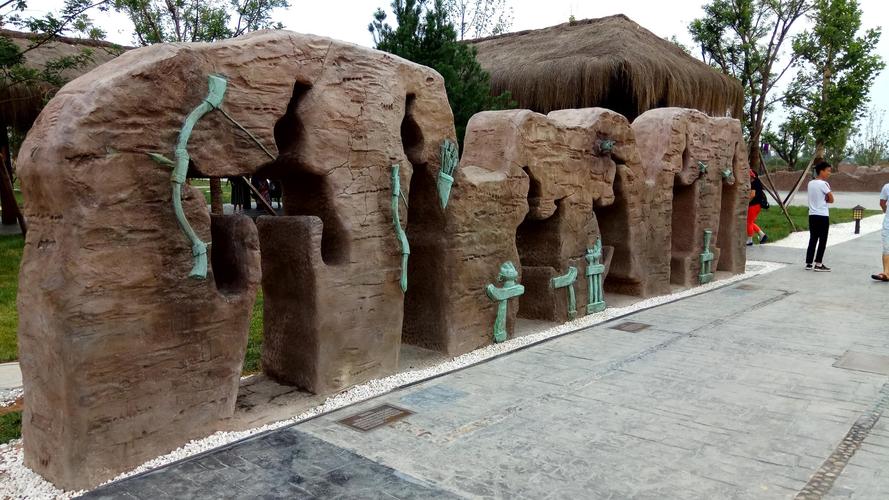 Analysis of elements of garden landscape in the remains of Fengchu ...