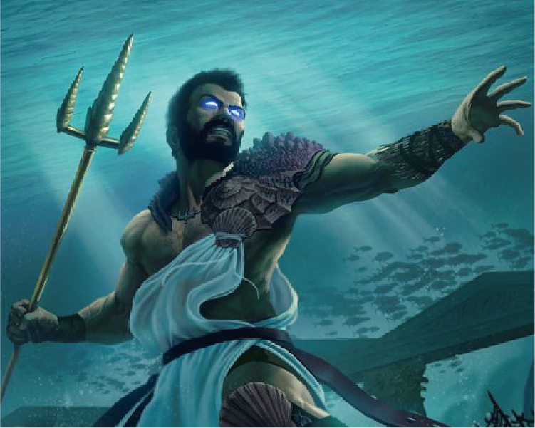Poseidon: The domineering scumbag in Greek mythology, who bullies old domineering women, even ...
