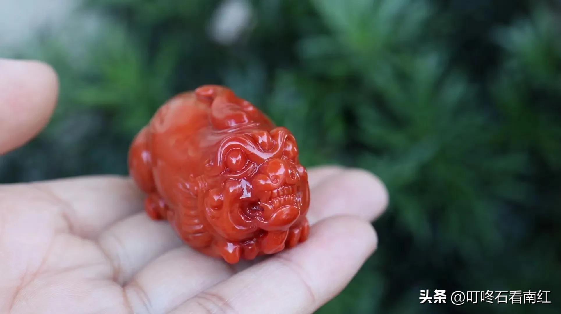 Share a few pieces of tile southwest red carving Pixiu to see - iMedia