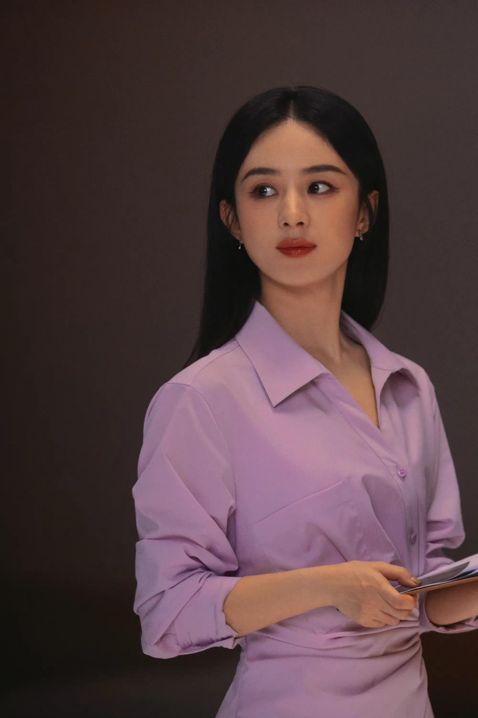 Zhao Liying's studio shares beautiful photos, the fresh and quiet ...