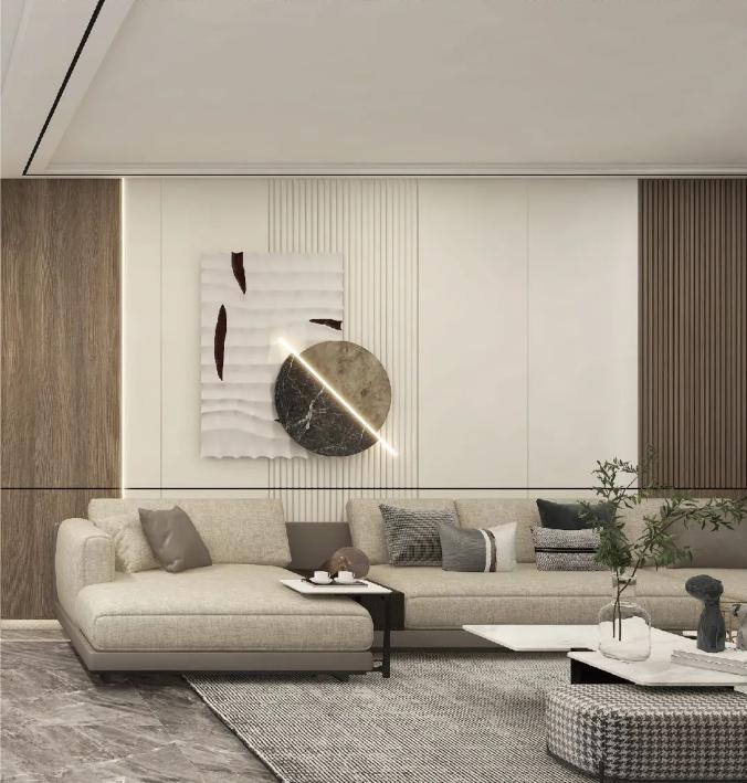 The whole space of House Ruijing Decoration is really complete, and it ...