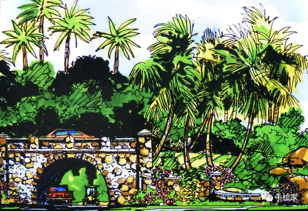 This is what hand-painted landscape design should look like - iNEWS
