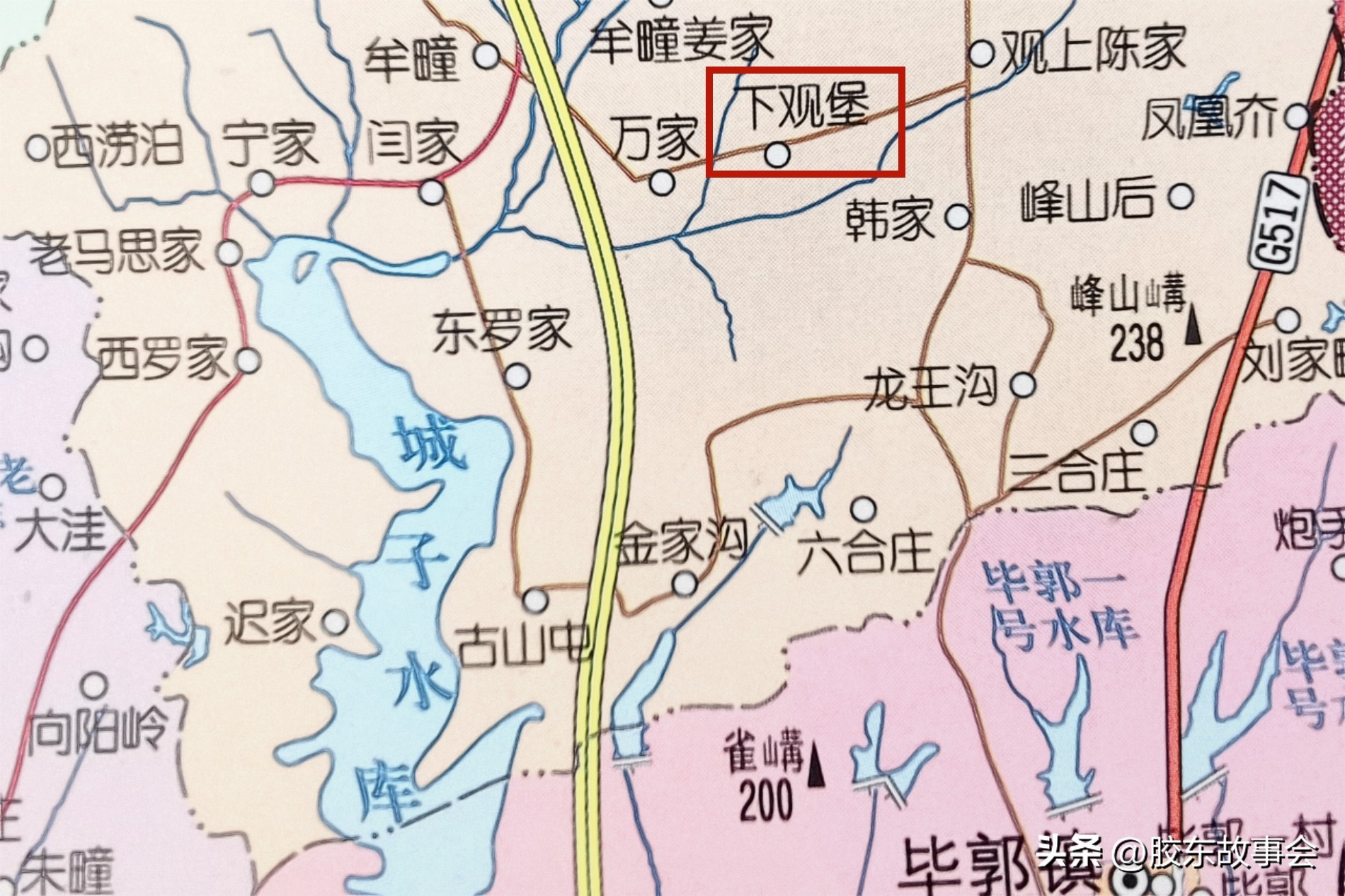 There is an ancient official road between Zhaoyuan and Laiyang, and ...