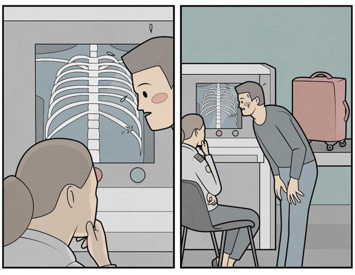 Small comics with peculiar angles are not only very interesting, but ...