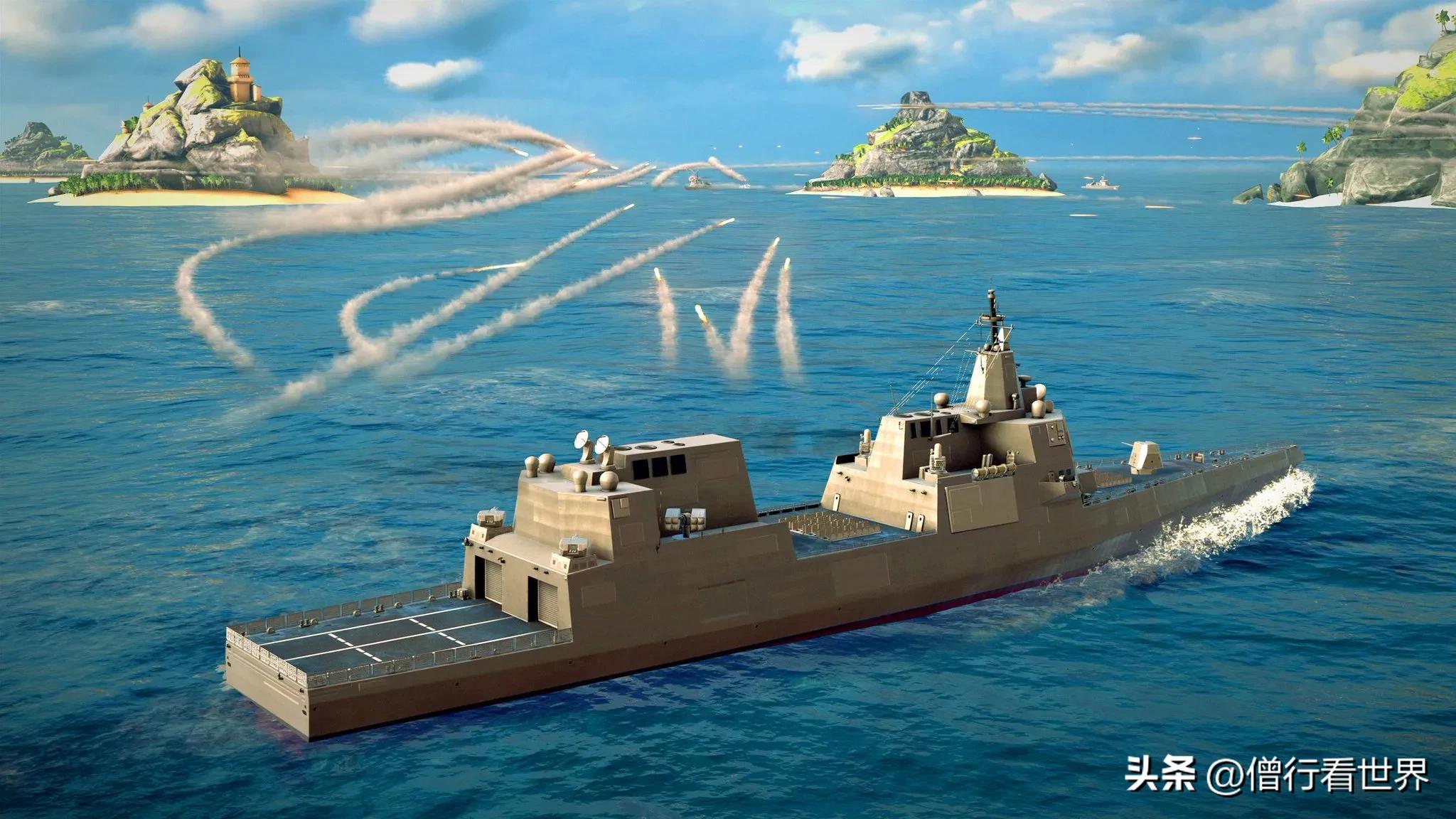 The U.S. military DDG(X) copied China's 055 large drive and crossed the ...