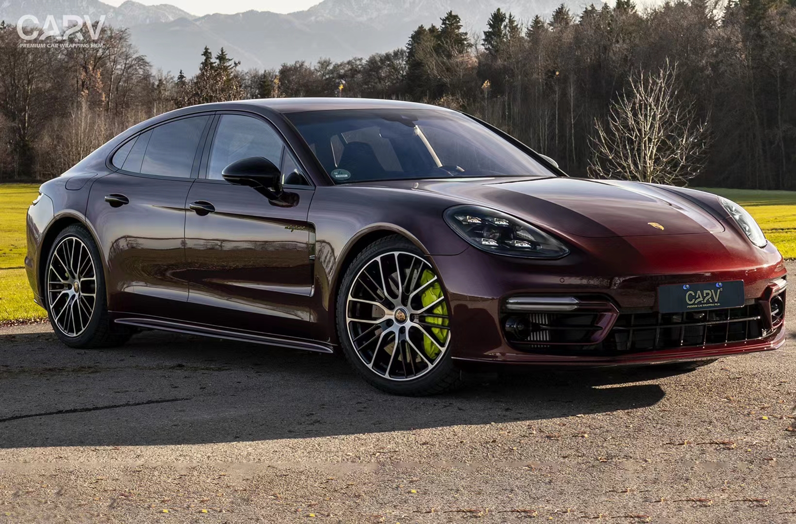 Porsche Cafu color changing film Platinum cuprite metallic paint, like ...