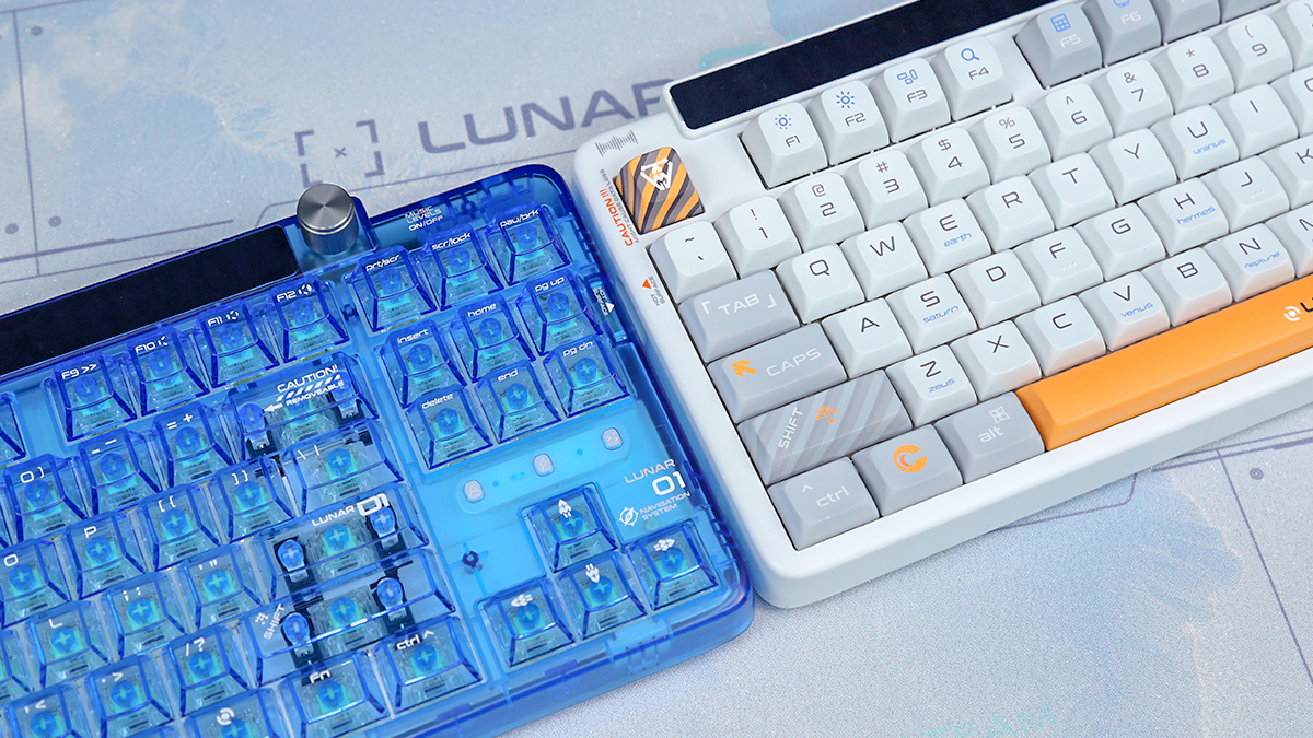KeysMe Lunar 01 three-mode wireless mechanical keyboard review: cool ...