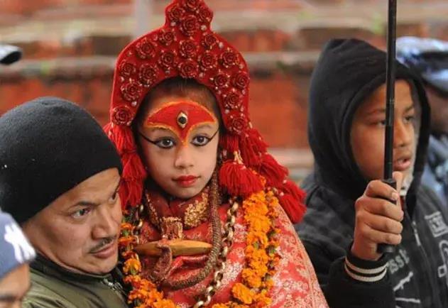 The Living Goddess of Nepal: When she came to the throne at the age of ...