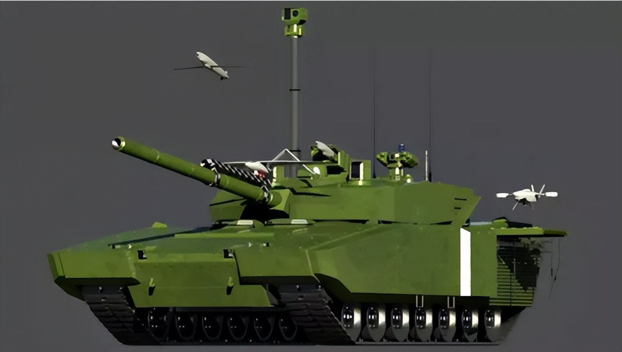 Fourth-generation main battle tanks: with unmanned turrets and large-caliber guns, only a 2 ...