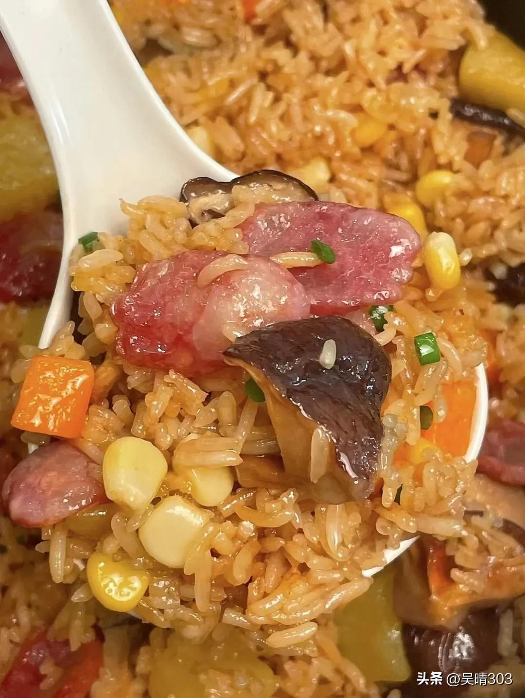 Delicious braised sausage rice, kitchen novices and lazy people can ...