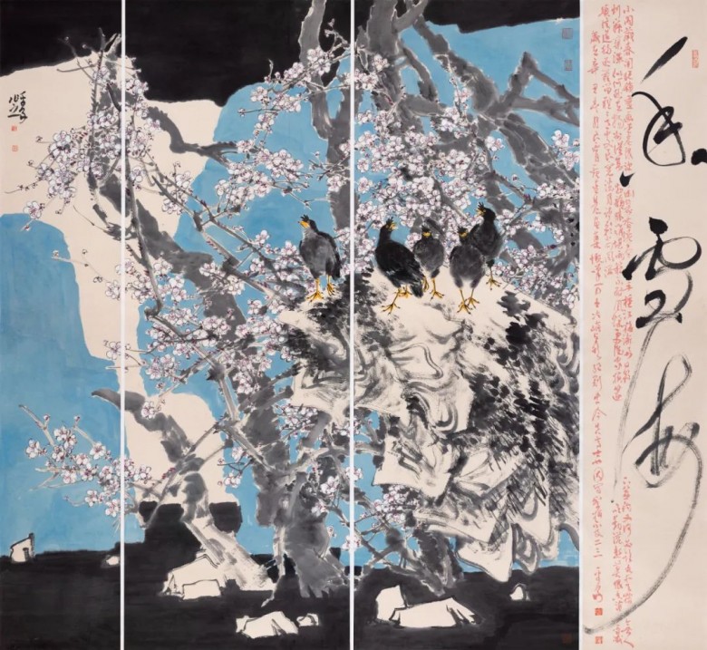 Zhang Pingzi: Using calligraphy into painting, elegant and elegant ...