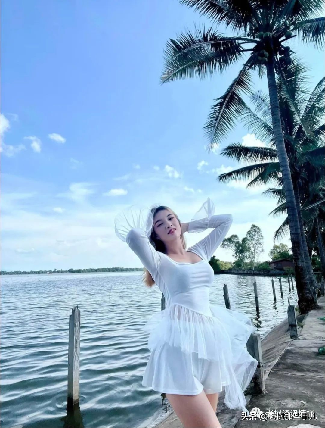 The invincible lady from Laos, she is the second in Laos and no one ...