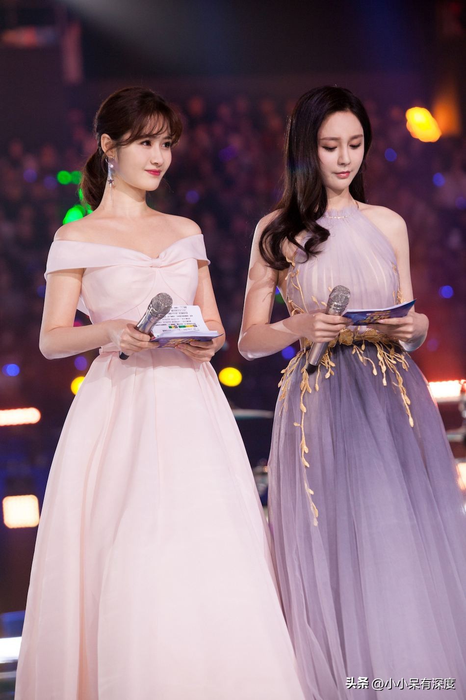 The beauty of Hunan Satellite TV, Liang Tian, is dignified and gorgeous ...