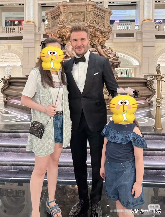 Beckham's baby was shot by chance in an advertisement, the baby has a ...