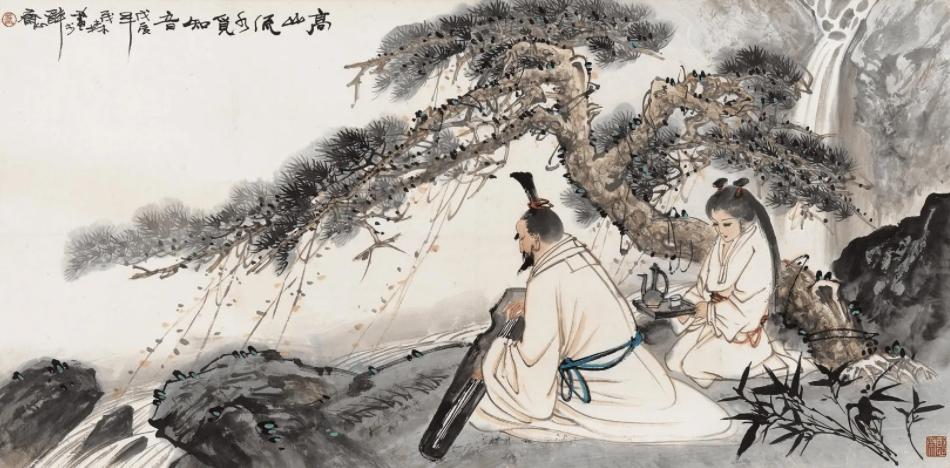 High mountains and flowing water meet bosom friends!Yu Boya and Zhong ...