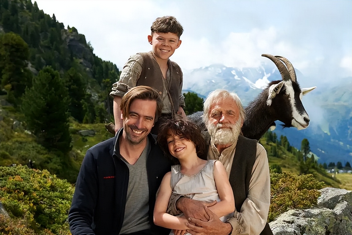 Heidi and grandpa, the world is full of sincerity and beauty, as pure ...