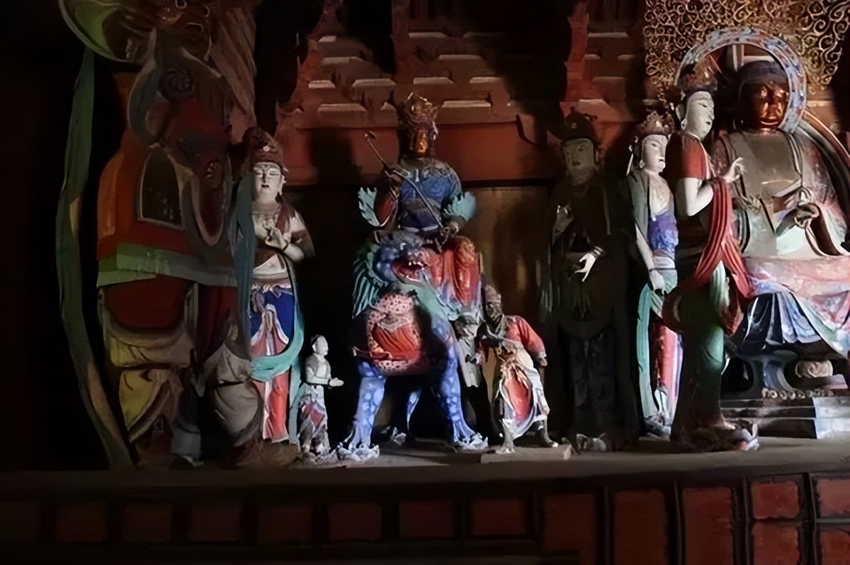 All the existing colored sculptures of Tang Dynasty temples in China ...