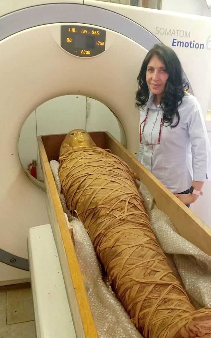 Thanks to the CT scanner, the secret of the Egyptian royal mummy was ...