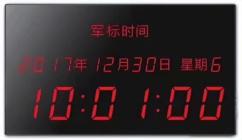 Military Standard Time Digital Clock - iNEWS