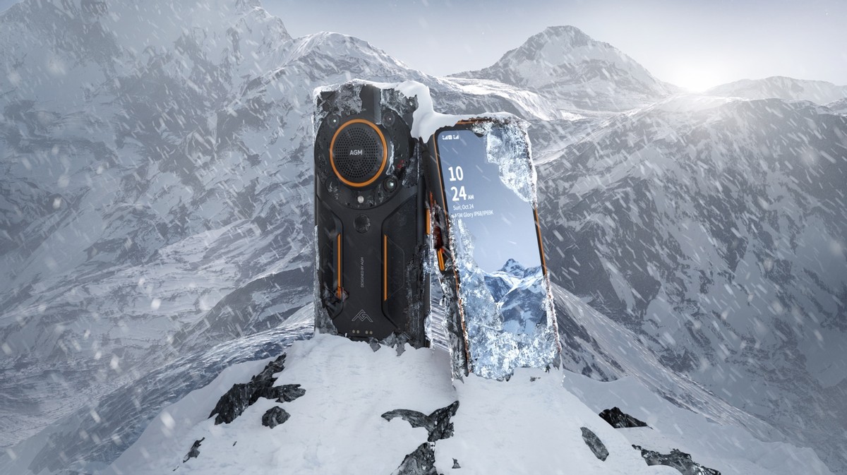 Cell phone is also a thermometer?AGM three-proof mobile phone infrared ...