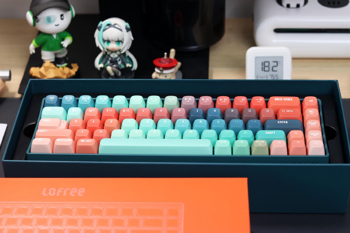 Koi possessed, refreshed! Luofei Xiaoqiao three-mode wireless keyboard ...