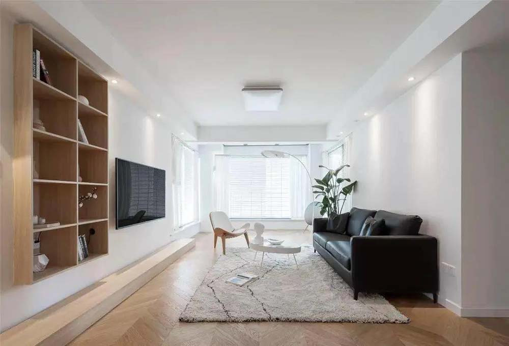 130 square meters modern and simple with a unique temperament, the ...