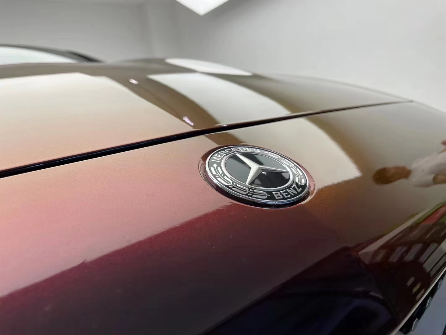 Eber color change film black magic red, a dark red tone full of ...