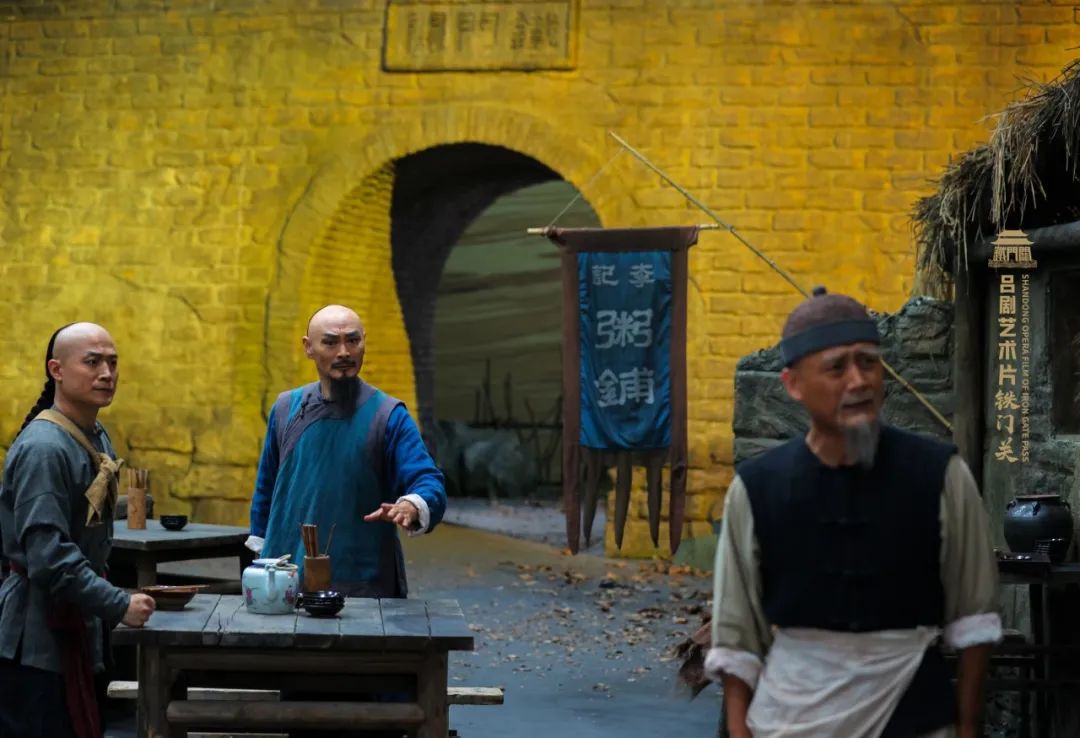 [Photograph] The filming of Lu Opera's art film "Iron Gate Pass" is ...