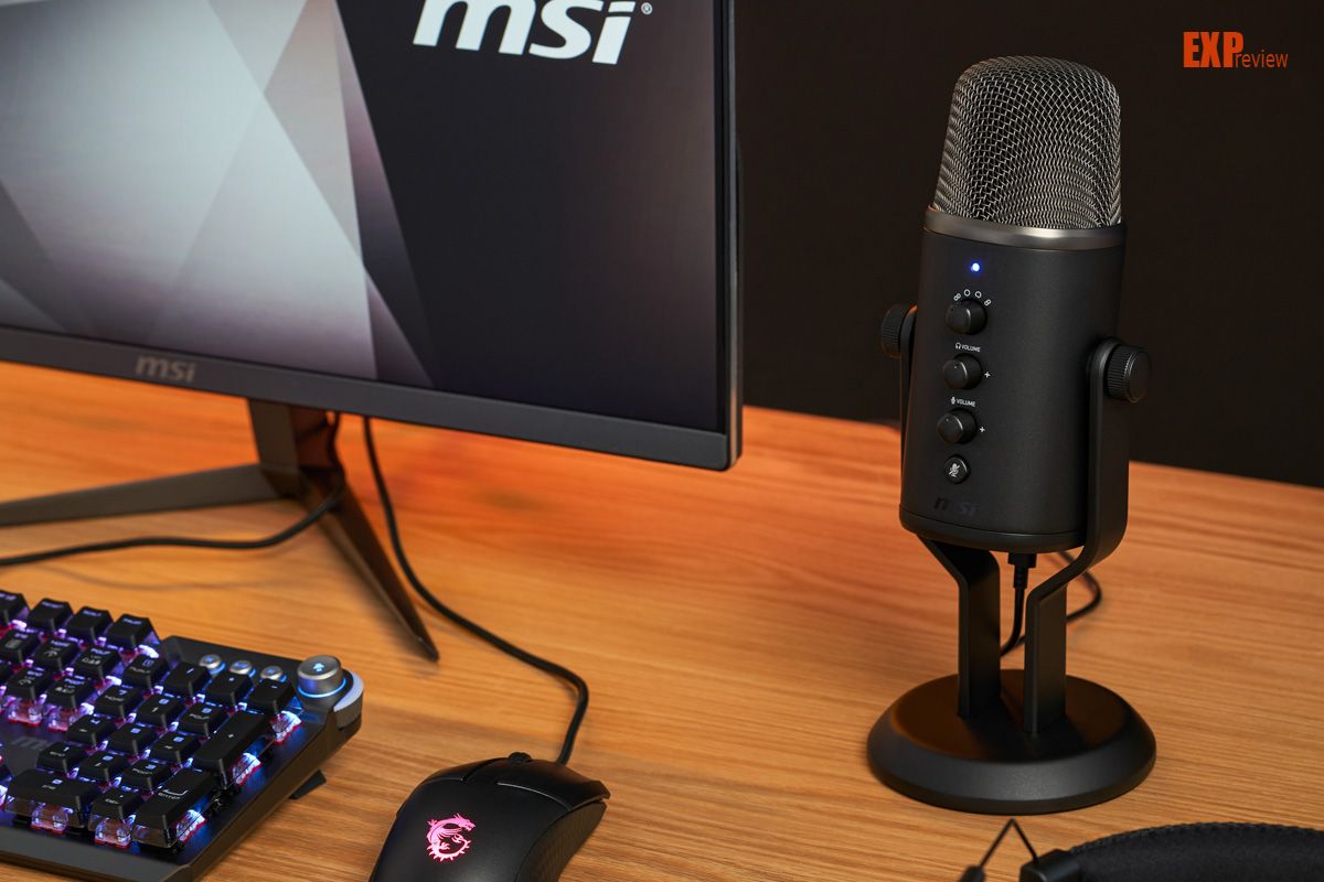 MSI GV60 streaming microphone experience: easy to use and functional ...