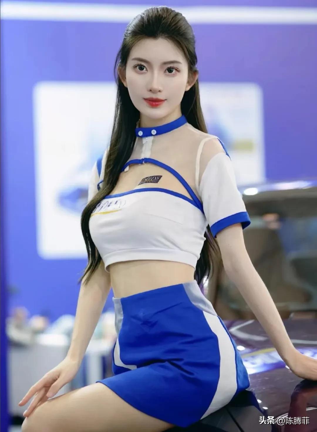 Glamorous female car model - iMedia