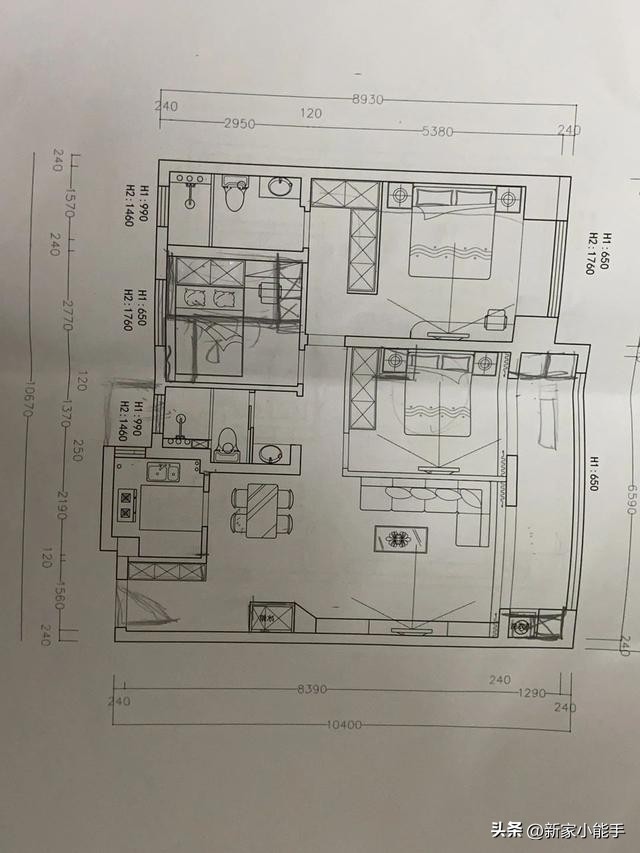 The decoration of the 95-square-meter suite cost 400,000 yuan. The ...