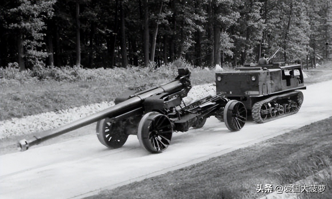 The French M1932 155mm cannon with the longest range in World War II ...