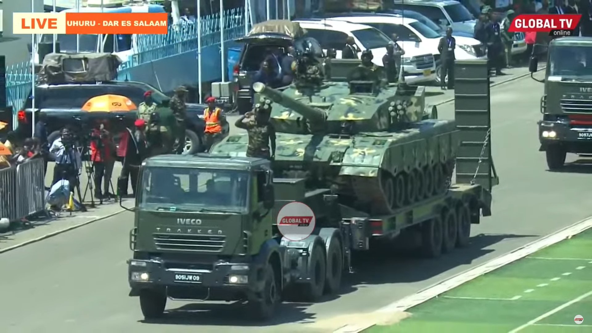 Made in China!VT-2 tank Yang Wei in African countries, can launch ...